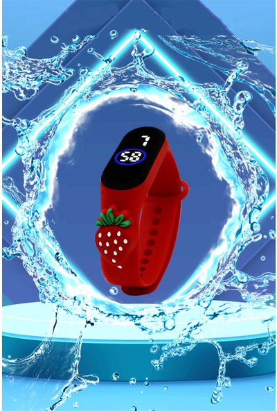 Rodium Çocuk Kol Saati Dokunmatik LED Su Geçirmez