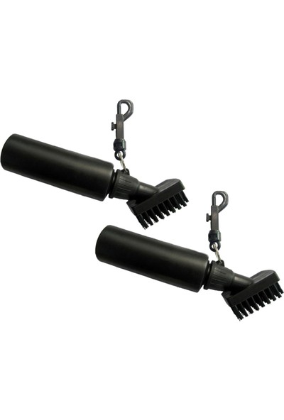 2x Golf Yuvarlak Kafa Golf Kulübü Fırça Oluğu Temizleyici Temizlik Ekipmanı