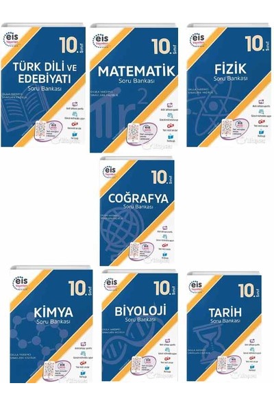 Eis Yayınları 10. Sınf 2023 Tüm Dersler Soru Seti Bankası (Ciltli) Eis Yayınları 10. Sınf 2023 Tüm Dersler Soru Seti Bankası (Ciltli)