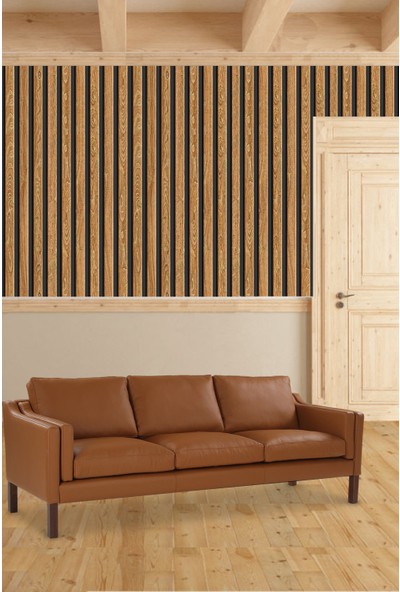 Bien Duvar Kağıtları Zümrüt Exclusıve 7610 Lambiri Panel Ahşap Duvar Çıtası Desenli Duvar Kağıdı 5,30 M² Bien Duvar Kağıtları Zümrüt Exclusıve 7610 Lambiri Panel Ahşap Duvar Çıtası Desenli Duvar Kağıdı 5,30 M²