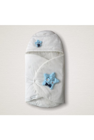 Diji Baby Kundak Klasik Çift Yıldızlı Erkek Bebek Ekru PS9895 Diji Baby Kundak Klasik Çift Yıldızlı Erkek Bebek Ekru PS9895