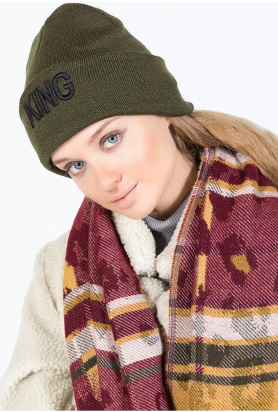 Posuss Ponponsuz Nakışlı Bere - PS1137