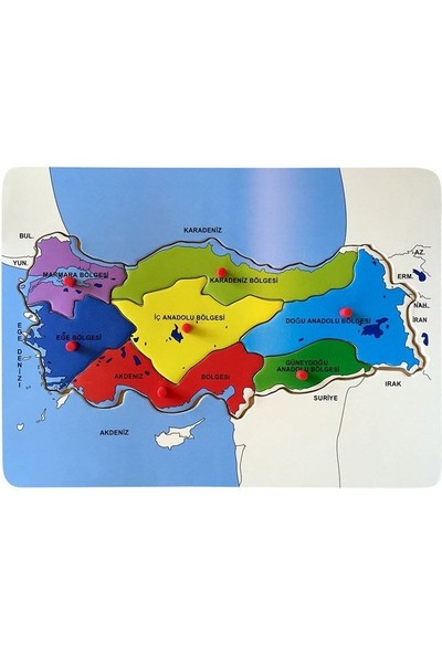 Berlin Shop Bu-Bu Ahşap Puzzle Türkiye Haritası Bölge Berlin Shop Bu-Bu Ahşap Puzzle Türkiye Haritası Bölge