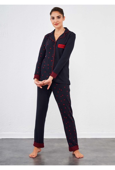 Relax Mode Kadın Termal Pijama Takım - 10636