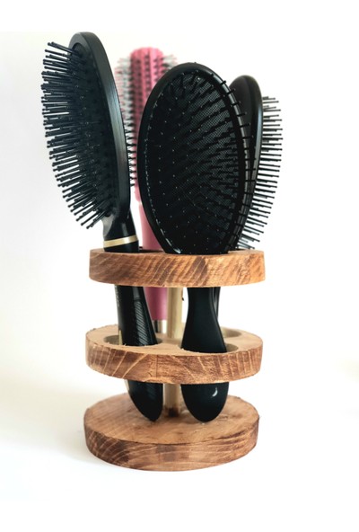 Sekiz Sekiz Wood Ahşap Taraklık Standı 4'lü Yuvarlak El Yapımı Cevik Sekiz Sekiz Wood Ahşap Taraklık Standı 4'lü Yuvarlak El Yapımı Cevik