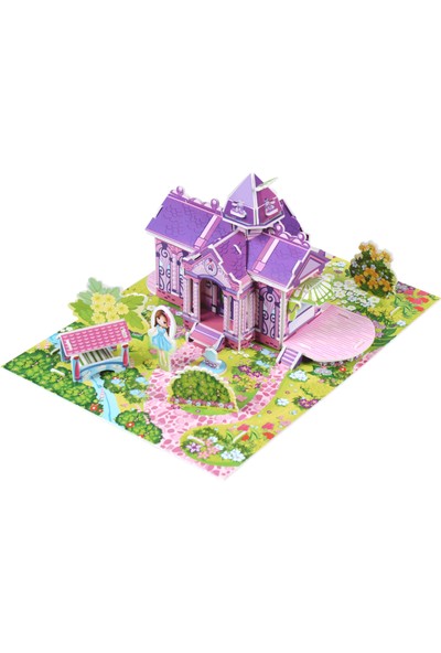 Puzzlent 3 Boyutlu Puzzle-3d Mor Hobbit Ev 52 Parça Puzzlent 3 Boyutlu Puzzle-3d Mor Hobbit Ev 52 Parça