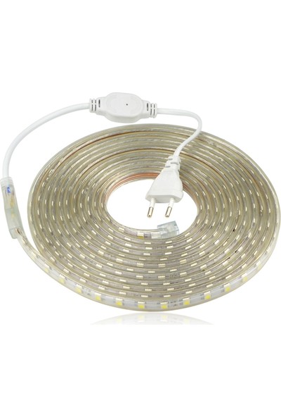 Ywxlıght 5m 72W 600LEDS 5050 Smd LED Şeridi, Ab Fişi, Ac 220V (Soğuk Beyaz) (Yurt Dışından) Ywxlıght 5m 72W 600LEDS 5050 Smd LED Şeridi, Ab Fişi, Ac 220V (Soğuk Beyaz) (Yurt Dışından)