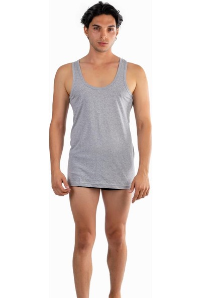 Gizem İç Giyim Gri Erkek Atlet 6'lı Paket