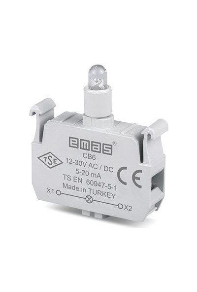 Yedek Led'li 12-30V Ac/dc Kırmızı Sinyal Blok Yedek Led'li 12-30V Ac/dc Kırmızı Sinyal Blok