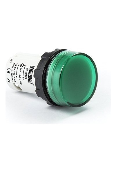 MB Serisi Plastik Led'li 24V Ac/dc Yeşil 22 mm Sinyal MB Serisi Plastik Led'li 24V Ac/dc Yeşil 22 mm Sinyal