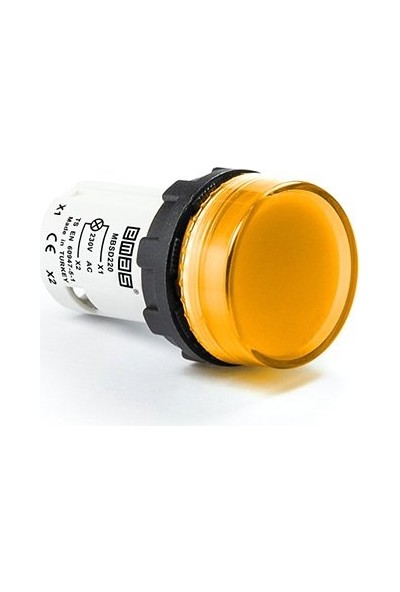 MB Serisi Plastik Led'li 230V Ac Sarı 22 mm Sinyal MB Serisi Plastik Led'li 230V Ac Sarı 22 mm Sinyal