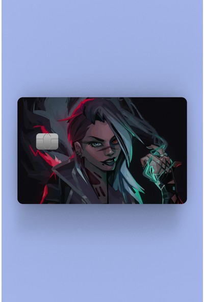 Ludio Valorant Fade Kredi Kartı Sticker Kaplama Ludio Valorant Fade Kredi Kartı Sticker Kaplama
