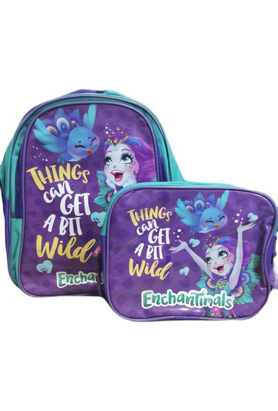 Lisanslı Enchantimals Çocuk Okul Çantası Beslenme Çantası Lisanslı Enchantimals Çocuk Okul Çantası Beslenme Çantası