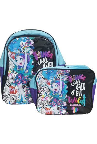 Lisanslı Enchantimals Çocuk Okul Çantası Beslenme Çantası Lisanslı Enchantimals Çocuk Okul Çantası Beslenme Çantası