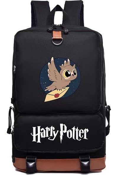 Qiruich Harry Potter Temalı Öğrenci Sırt Çantası (Yurt Dışından)