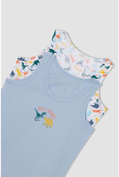 DeFacto Erkek Çocuk Defacto Fit Regular Fit 2'li Atlet Z0270A622AU