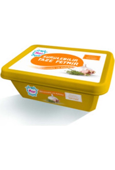 Milgo Sarımsaklı Kekikli Taze Sürülebilir Peynir 200 gr Milgo Sarımsaklı Kekikli Taze Sürülebilir Peynir 200 gr