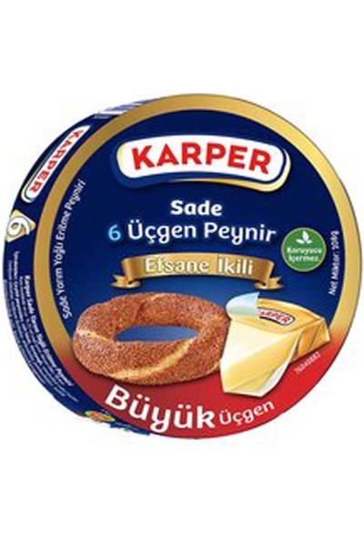 Karper Üçgen Peynir 6'lı 108 gr