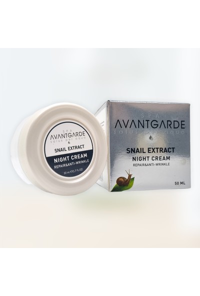 Avantgarde Salyangoz Özlü Yaşlanma Karşıtı Onarıcı Gece Yüz Kremi Snail Extract Repair Anti- Wrinkle Night Avantgarde Salyangoz Özlü Yaşlanma Karşıtı Onarıcı Gece Yüz Kremi Snail Extract Repair Anti- Wrinkle Night