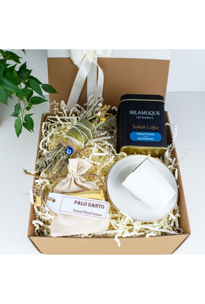 Ona Değer Nazarlık Türk Kahveli Hediye Seti Ona Değer Nazarlık Türk Kahveli Hediye Seti