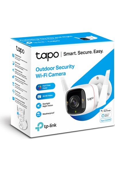 Tp-Link Tapo C320WS, Dış Mekan Wi-Fi Güvenlik Kamerası Tp-Link Tapo C320WS, Dış Mekan Wi-Fi Güvenlik Kamerası