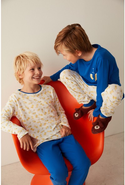 Penti Çok Renkli Erkek Çocuk B. Pasta 2li Pijama Takımı Penti Çok Renkli Erkek Çocuk B. Pasta 2li Pijama Takımı