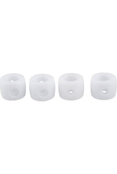 4pcs 16MM Foosball Masa Çubuğu Tampon Tamponları Futbol Futbolu -Beyaz 4pcs 16MM Foosball Masa Çubuğu Tampon Tamponları Futbol Futbolu -Beyaz