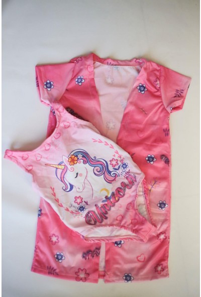 Kız Çocuk Pareo Mayo Takım 1509-P Kız Çocuk Pareo Mayo Takım 1509-P