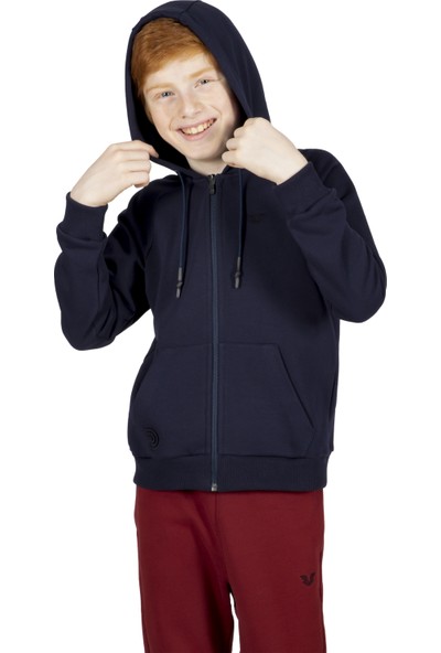Bilcee Erkek Çocuk Lacivert Kapüşonlu Eşofman Üstü 9610 Bilcee Erkek Çocuk Lacivert Kapüşonlu Eşofman Üstü 9610