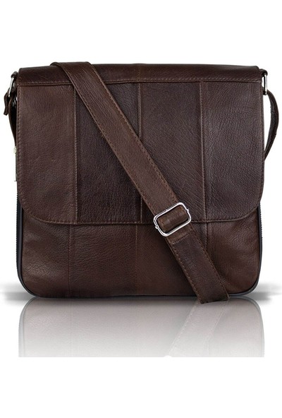Fubileather Crossman Deri Unisex Çapraz Postacı Çanta