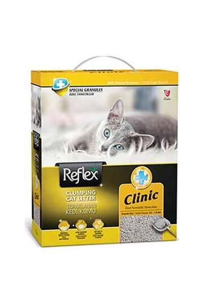 Reflex Clinic Kedi Kumu 6 Lt + Reflex Ödül Maması 3x5 gr