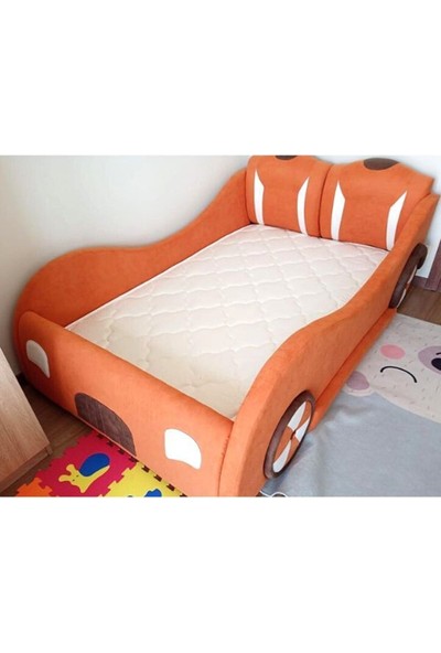 Puf Bebe Montessori 120 x 200 cm Arabalı Çocuk Yatağı Yatak Dahildir Puf Bebe Montessori 120 x 200 cm Arabalı Çocuk Yatağı Yatak Dahildir