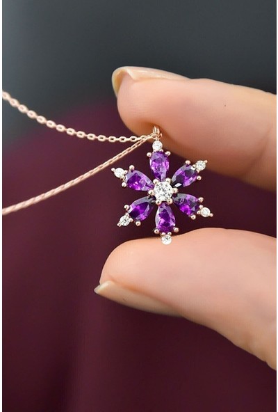 Sarı Papatya Bijuteri Lotus Kamelya Çiçeği Kolye