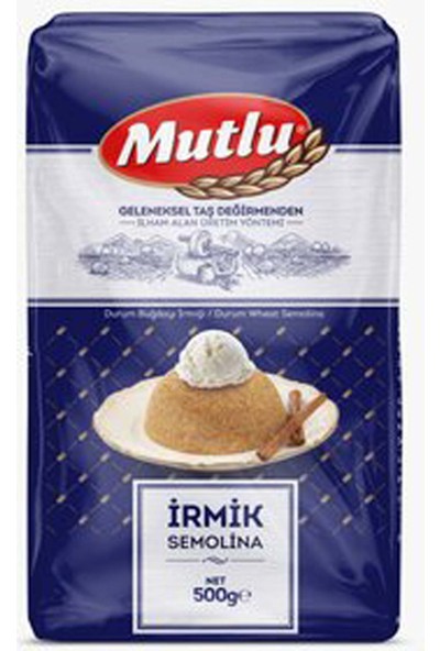 Mutlu Irmik 500 G * 6 Adet Mutlu Irmik 500 G * 6 Adet
