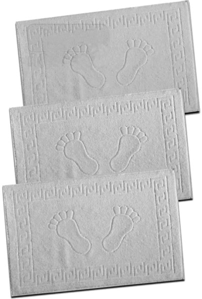 Regule 3'lü Ayak Havlusu Orient Serisi Banyo Paspası 50 x 70 cm Ayak Çizgili