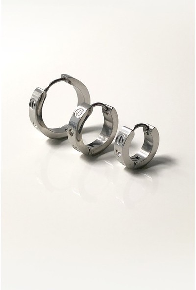 Teen Jewellry Zirkon Taşlı Cartier Silver Üçlü Küpe Teen Jewellry Zirkon Taşlı Cartier Silver Üçlü Küpe