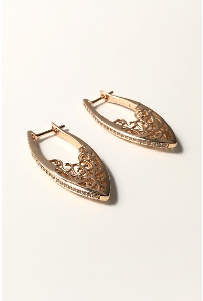 Teen Jewellry Osmanlı Motifi Gold Küpe