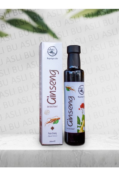 Aslı Bu Ginseng Sıvı Ekstraktı 250 ml 2'li Aslı Bu Ginseng Sıvı Ekstraktı 250 ml 2'li