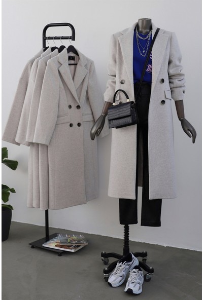 Behice Sağlam Straıght Fıt Kaşe Kaban Behice Sağlam Straıght Fıt Kaşe Kaban