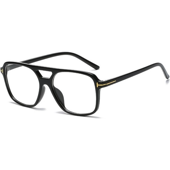 Hainan Shenda Unisex Kare Retro Güneş Gözlüğü - Beyaz (Yurt Fiyatı