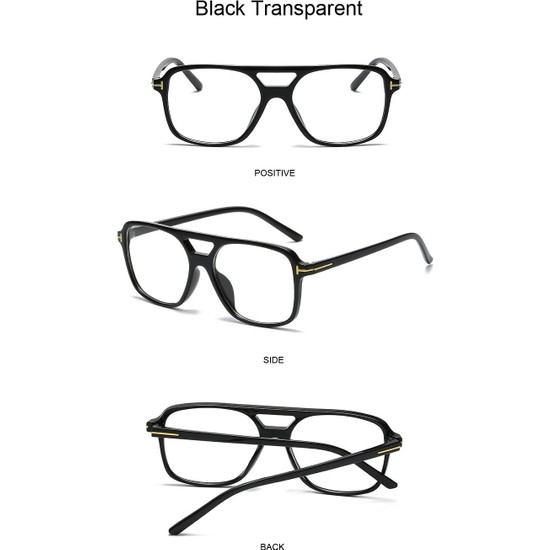 Hainan Shenda Unisex Kare Retro Güneş Gözlüğü - Beyaz (Yurt Fiyatı