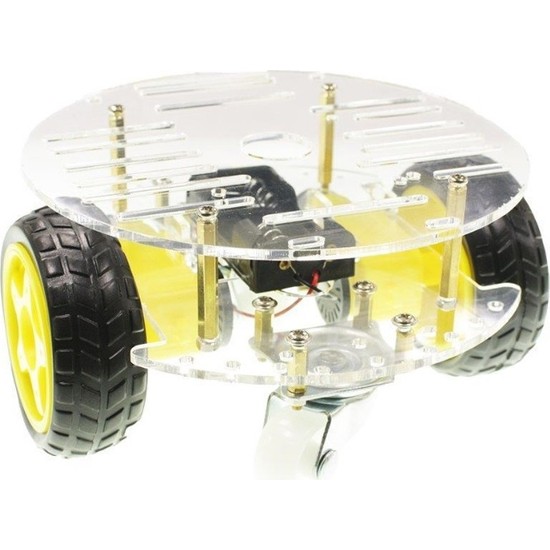 Arduino Emes Robotik Yuvarlak Şase 2WD Engelden Kaçan ve Fiyatı