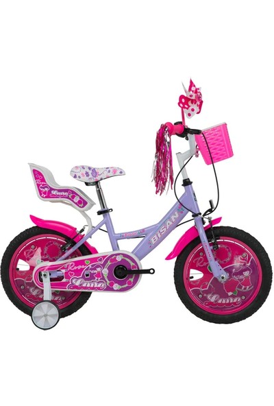 Bisan Rose 16 Jant Kız Çocuk Bisikleti-Pembe Bisan Rose 16 Jant Kız Çocuk Bisikleti-Pembe