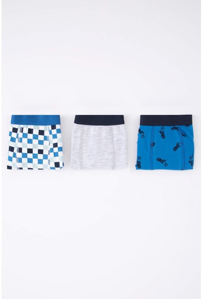 DeFacto Erkek Çocuk Defacto Fit 3'lü Boxer Y9411A622AU