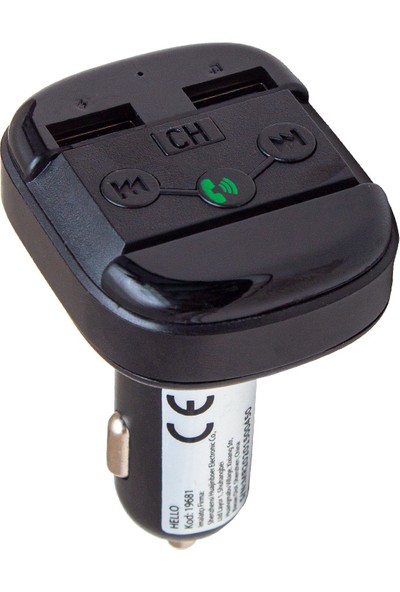 Hello HL-19681 X12 Handsfree Çift Usb/sd/bluetooth 12-24 Volt Fm Transmıtter Hello HL-19681 X12 Handsfree Çift Usb/sd/bluetooth 12-24 Volt Fm Transmıtter