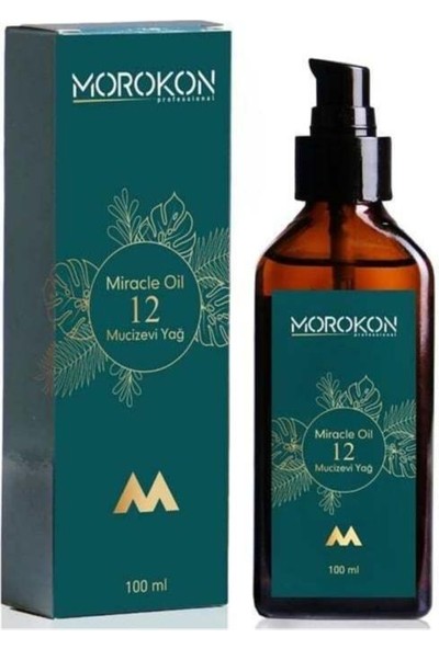 Morokon 12 Mucizevi Saç Bakım Yağı 100 Ml Morokon 12 Mucizevi Saç Bakım Yağı 100 Ml
