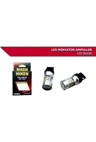 Niken LED Ampul 1016 Dipsiz Tek Duy Canbus LED Turuncu Niken LED Ampul 1016 Dipsiz Tek Duy Canbus LED Turuncu