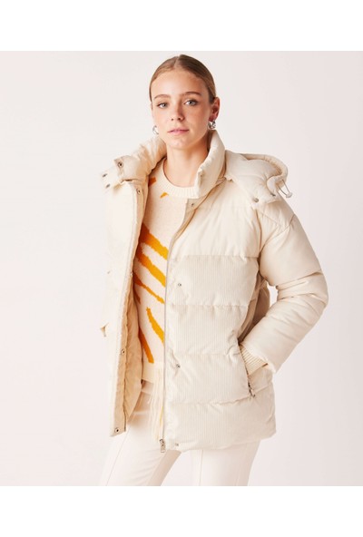 Miss İpekyol Kumaş Mix Dolgulu Mont