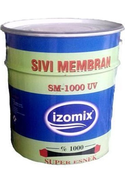 Izomix Kauçuk Esaslı Sıvı Membran Sm 1000 Uv 18 kg Izomix Kauçuk Esaslı Sıvı Membran Sm 1000 Uv 18 kg