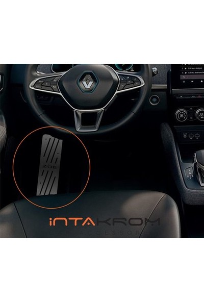 İntakrom Renault Zoe Krom Ayak Dinlendirme Pedalı 2019 ve Üzeri İntakrom Renault Zoe Krom Ayak Dinlendirme Pedalı 2019 ve Üzeri